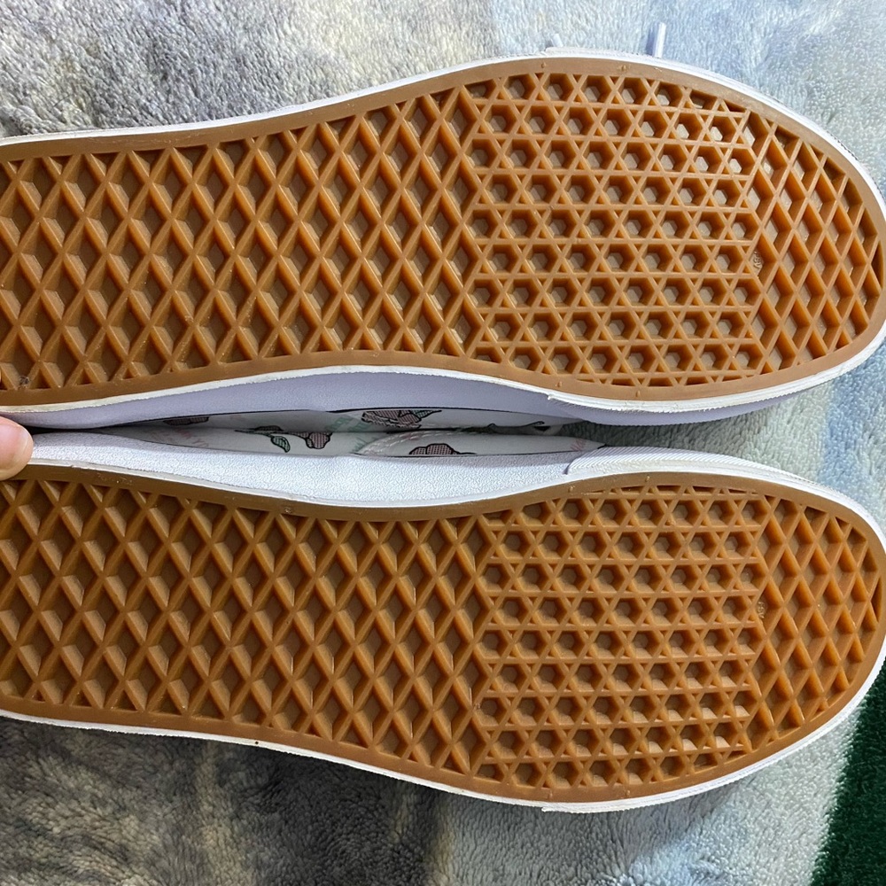 Authentic Thank You Floral Print Vn0a2z5i19l Vans (Si… - Gem